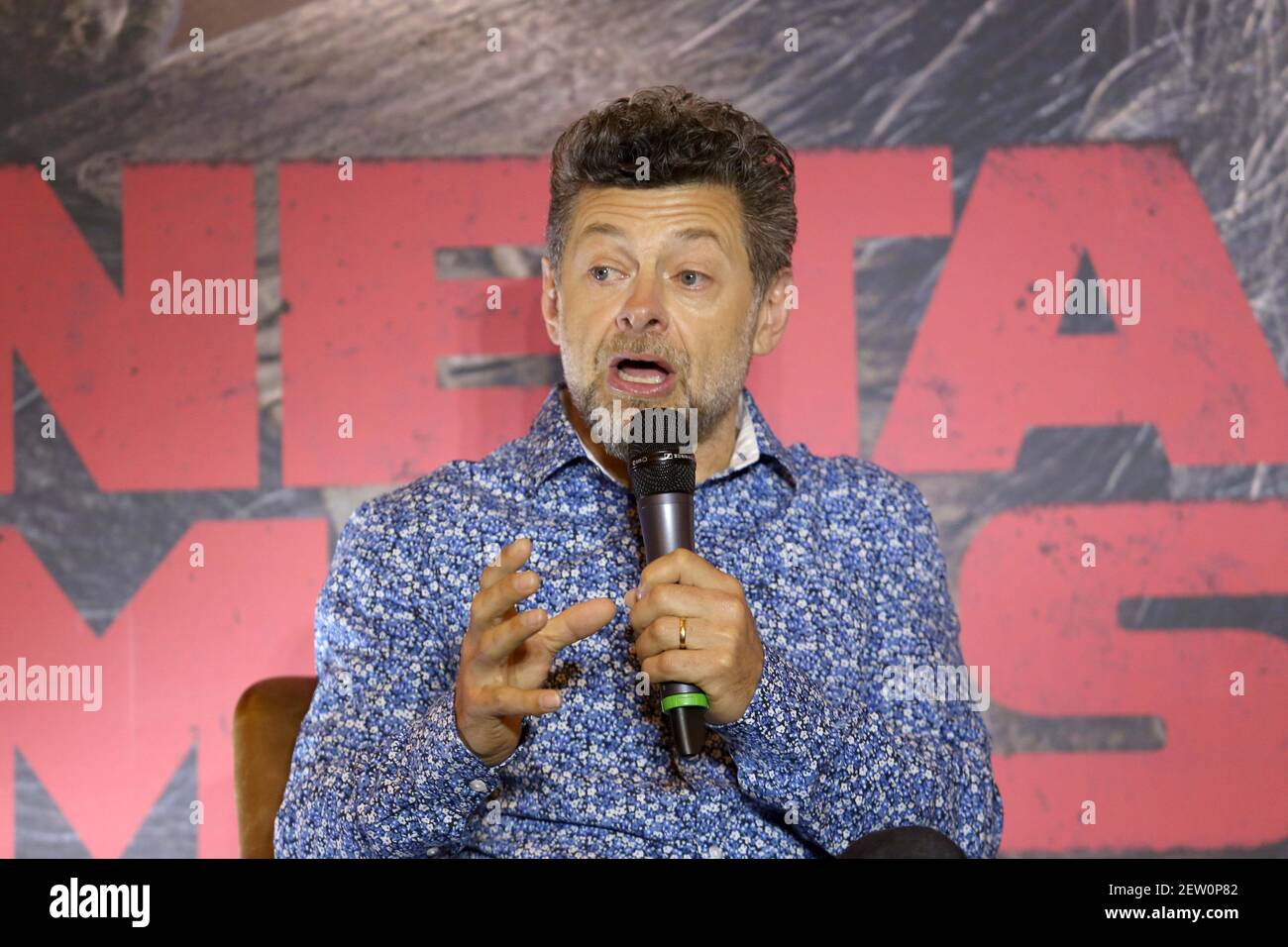 Actor Andy Serkis, Caesar in War for the Planet of the Apes attends a ...