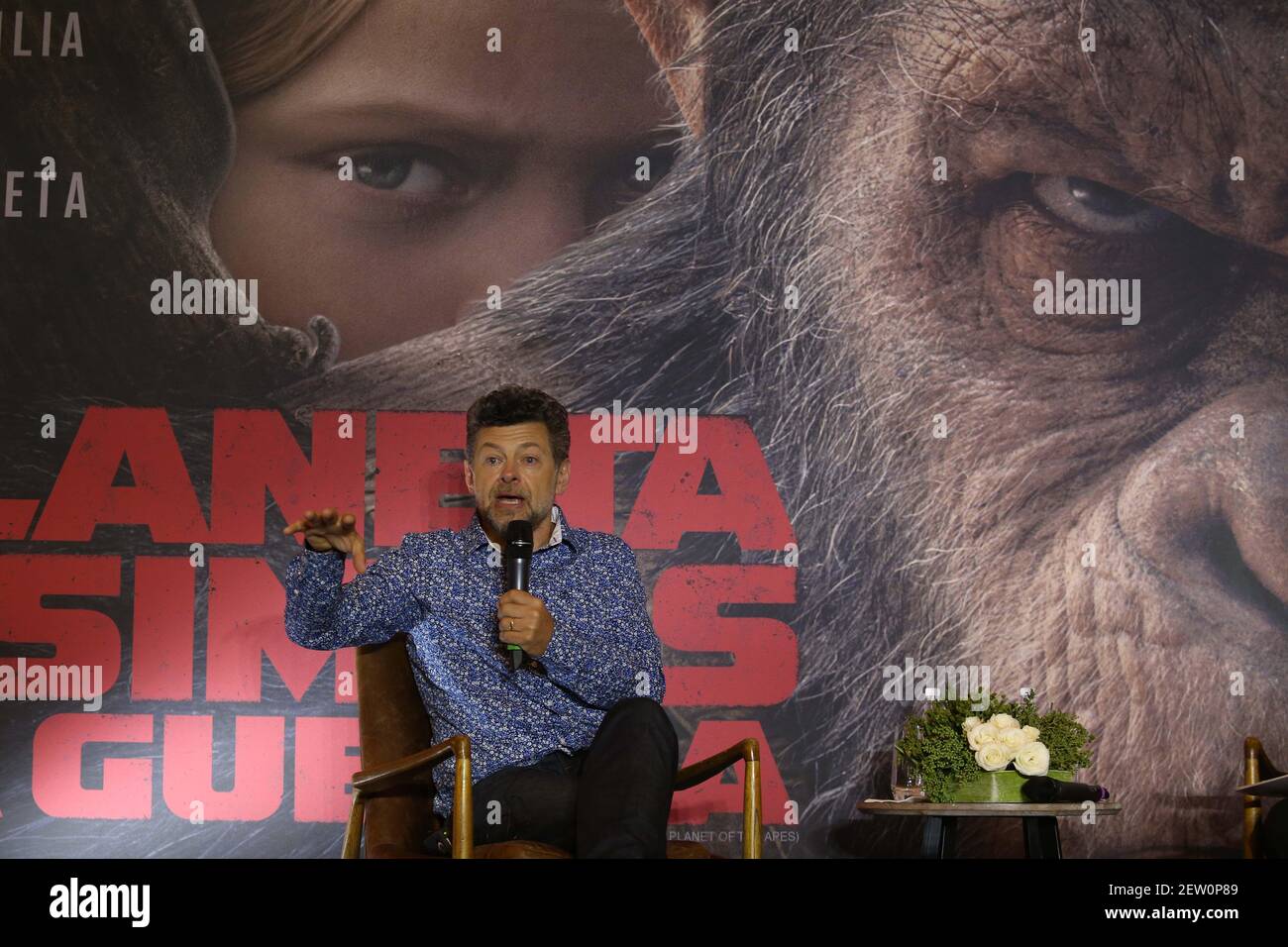 Actor Andy Serkis, Caesar in War for the Planet of the Apes attends a ...