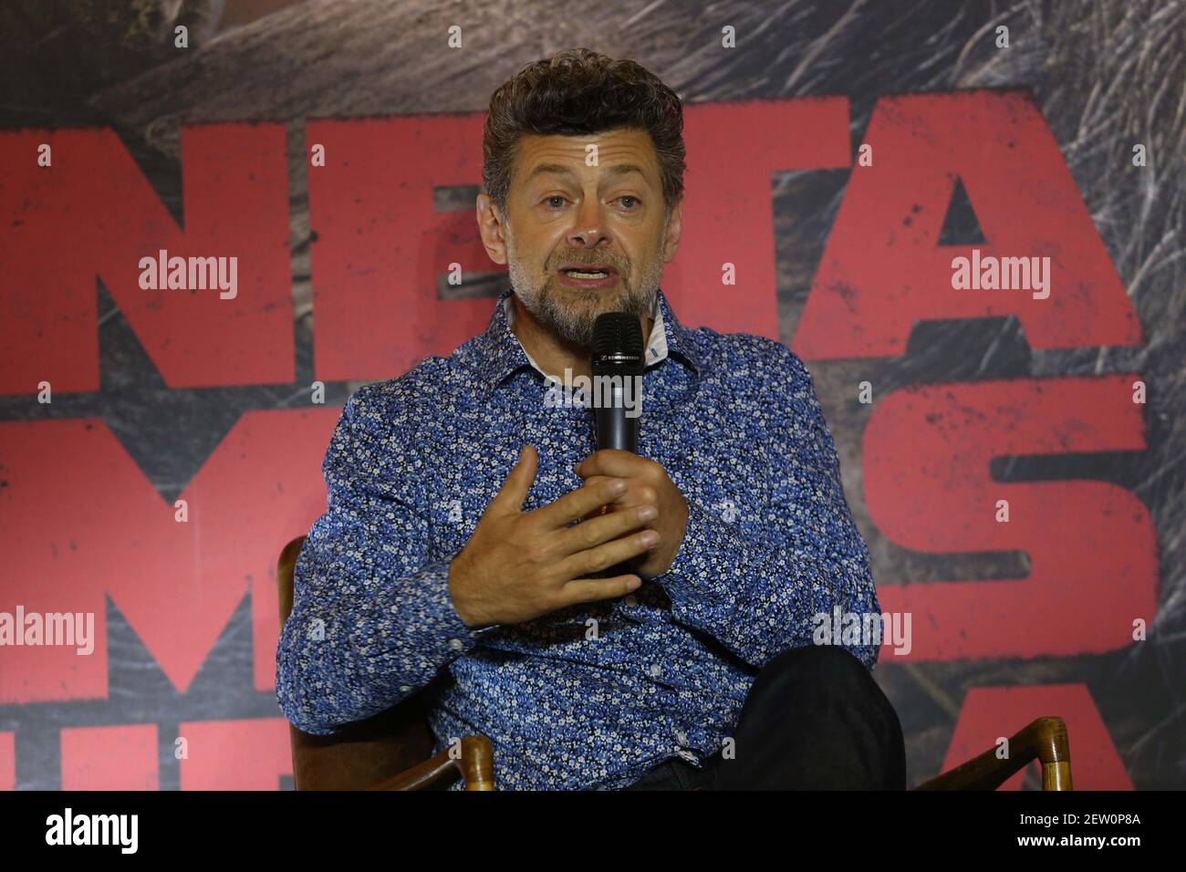 Actor Andy Serkis, Caesar in War for the Planet of the Apes attends a ...