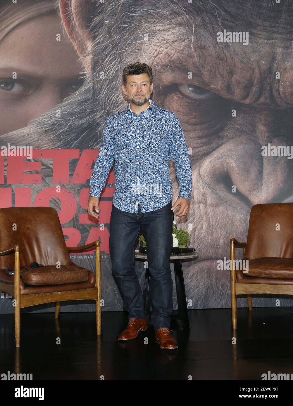 Actor Andy Serkis, Caesar in War for the Planet of the Apes attends a ...
