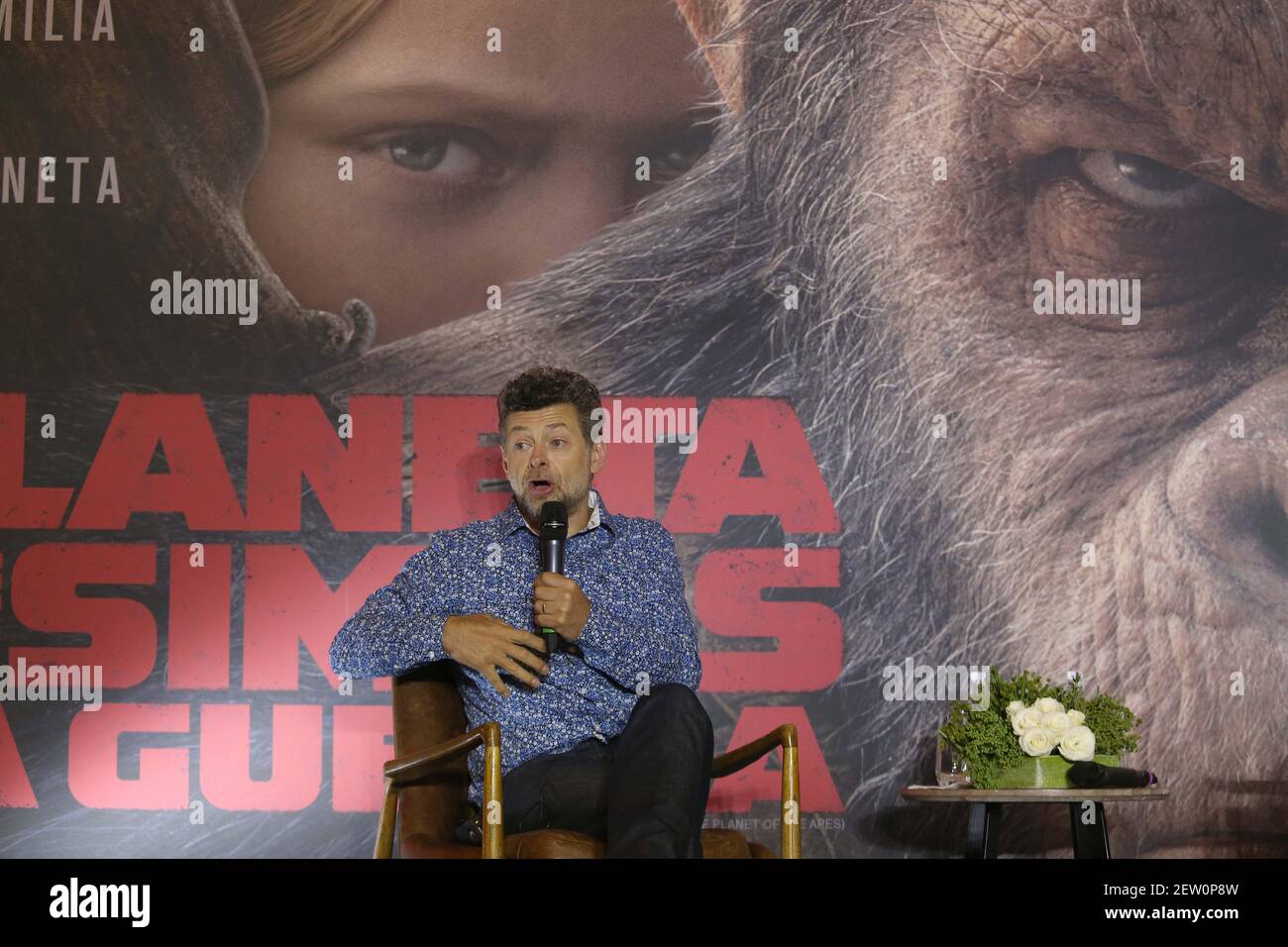 Actor Andy Serkis, Caesar in War for the Planet of the Apes attends a ...