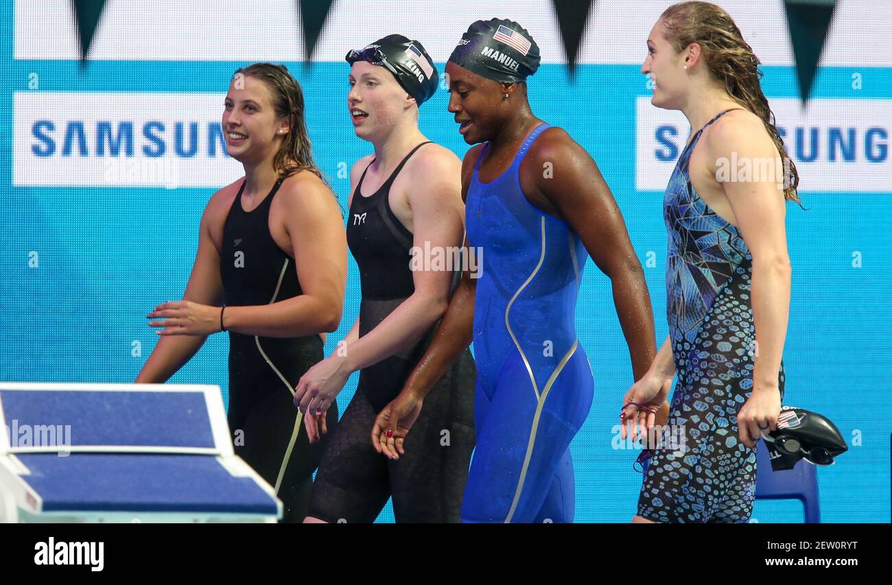 30.07.2017, Budapest, FINA World Swimming Championships, Kathleen Baker ...