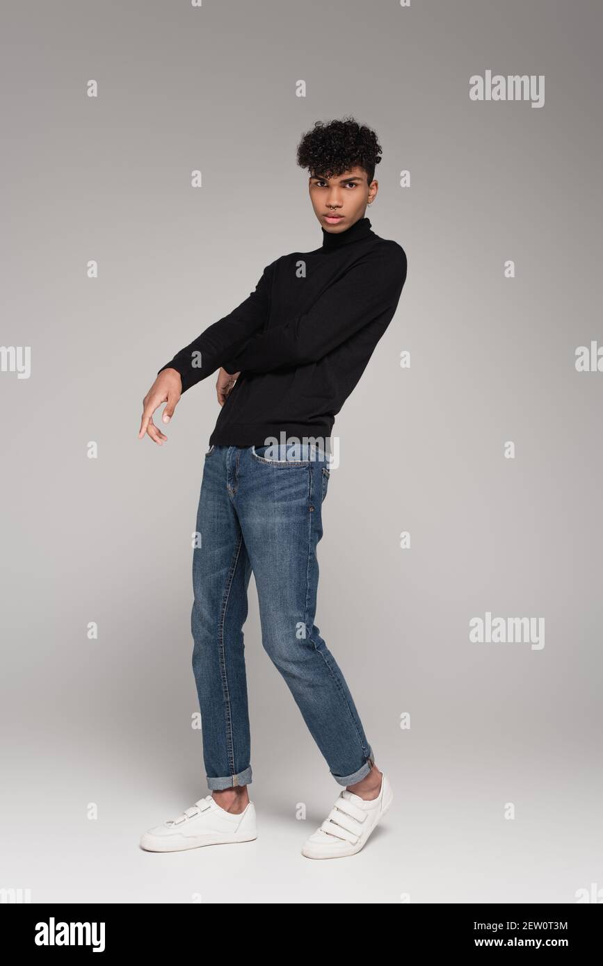 African american man, one, stand hi-res stock photography and images ...