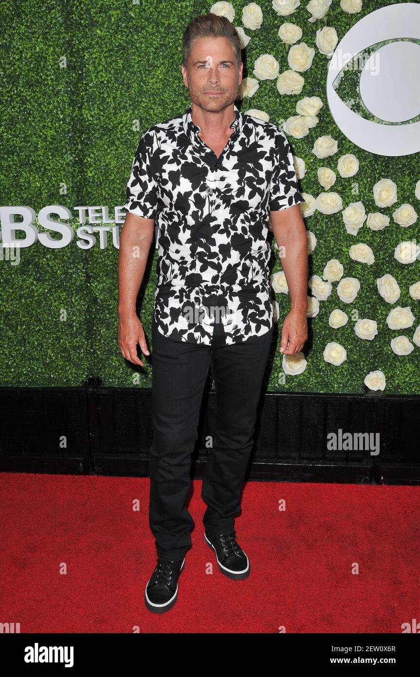 Rob Lowe arrives at the 2017 CBS Television Studios Summer Soiree TCA ...