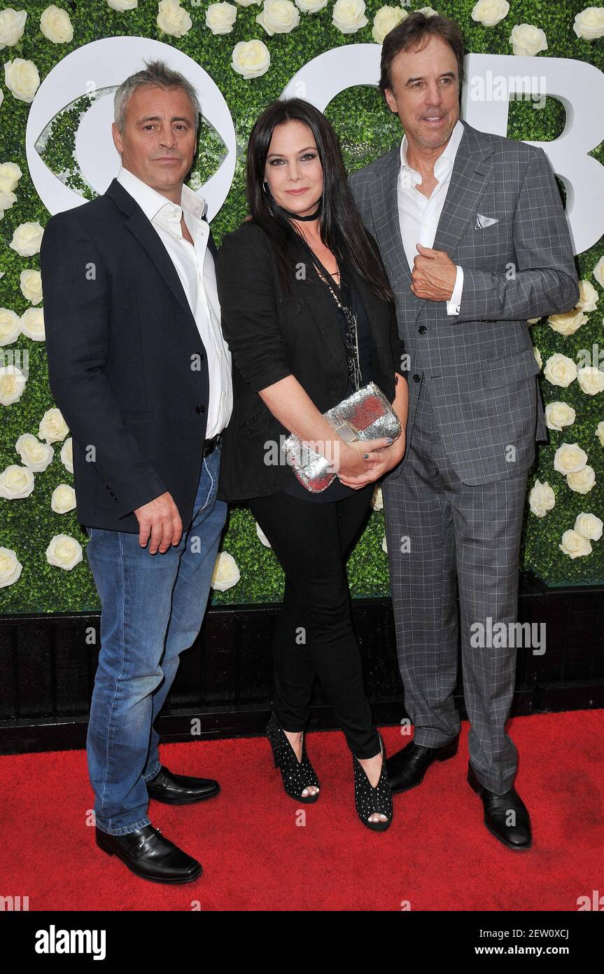 (L-R) "Man With A Plan" Cast - Matt LeBlanc, Liza Snyder and Kevin Nealon together at the 2017 ...