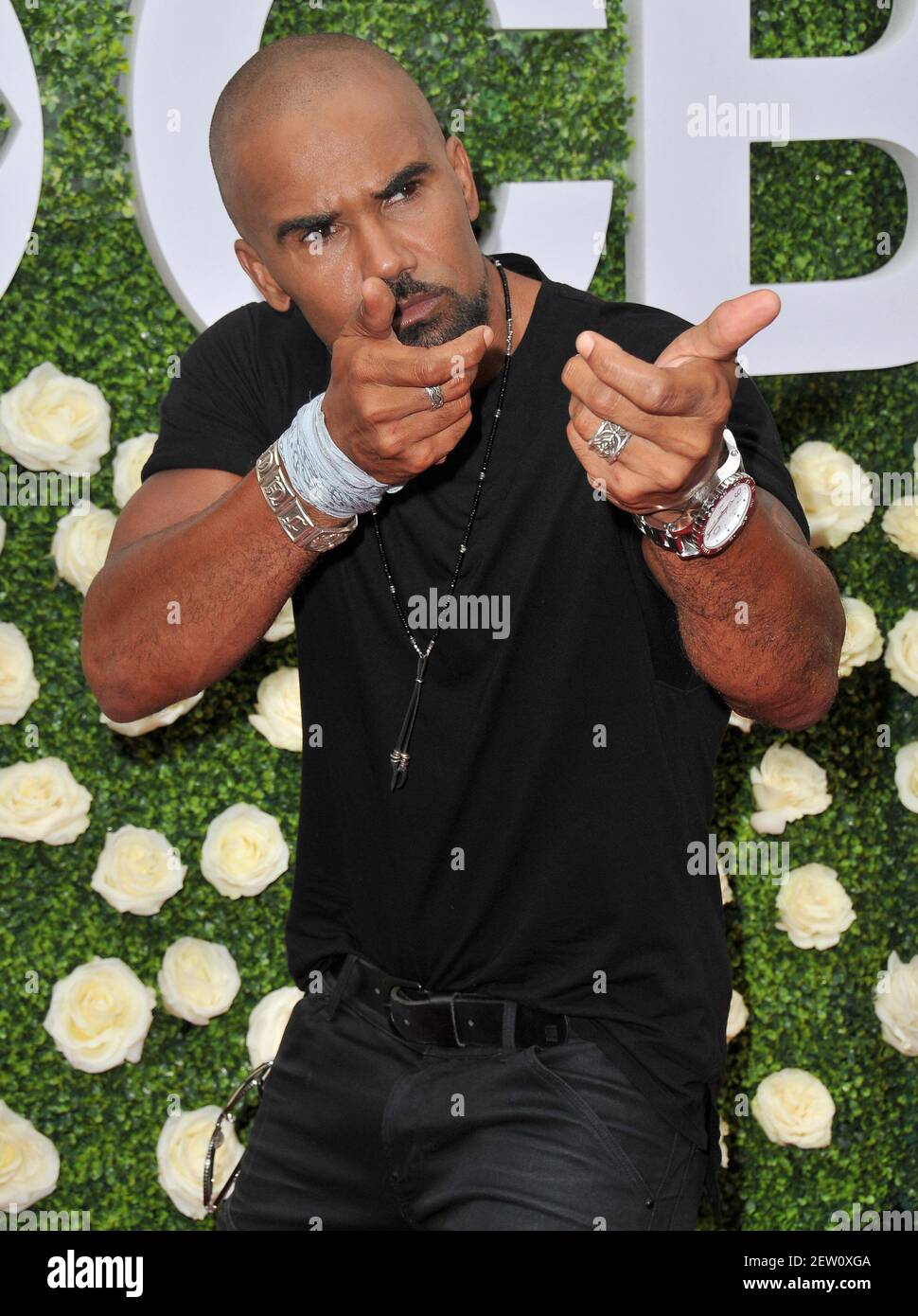 Shemar Moore arrives at the 2017 CBS Television Studios Summer Soiree ...