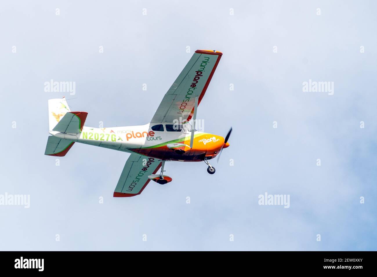 Miami Tour Plane, Florida, USA Stock Photo - Alamy