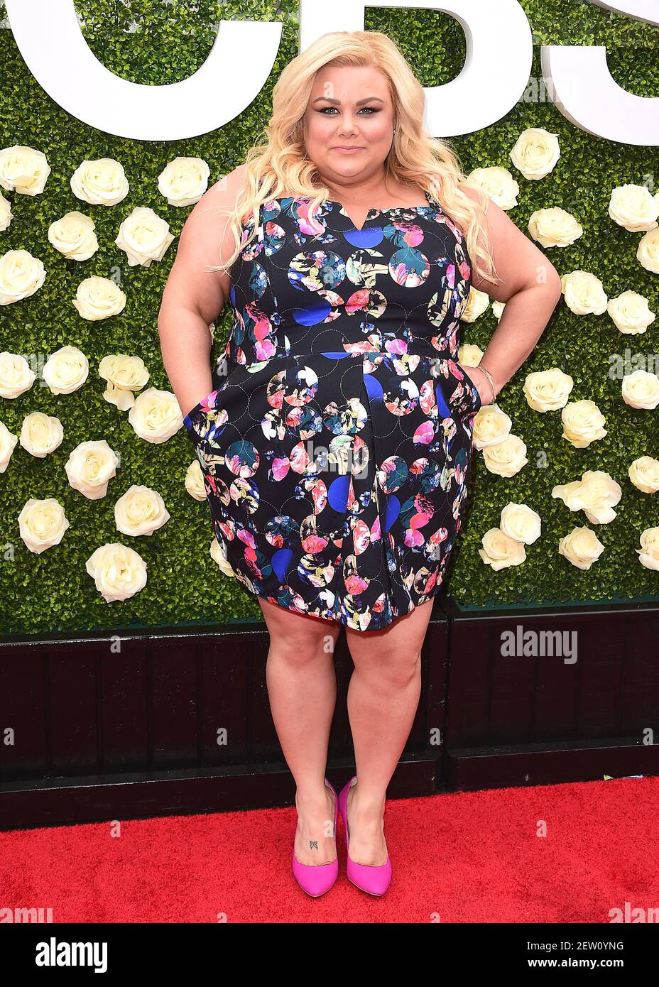 STUDIO CITY, CA - AUGUST 1: Carly Jibson at the CBS 2017 Summer Soiree ...