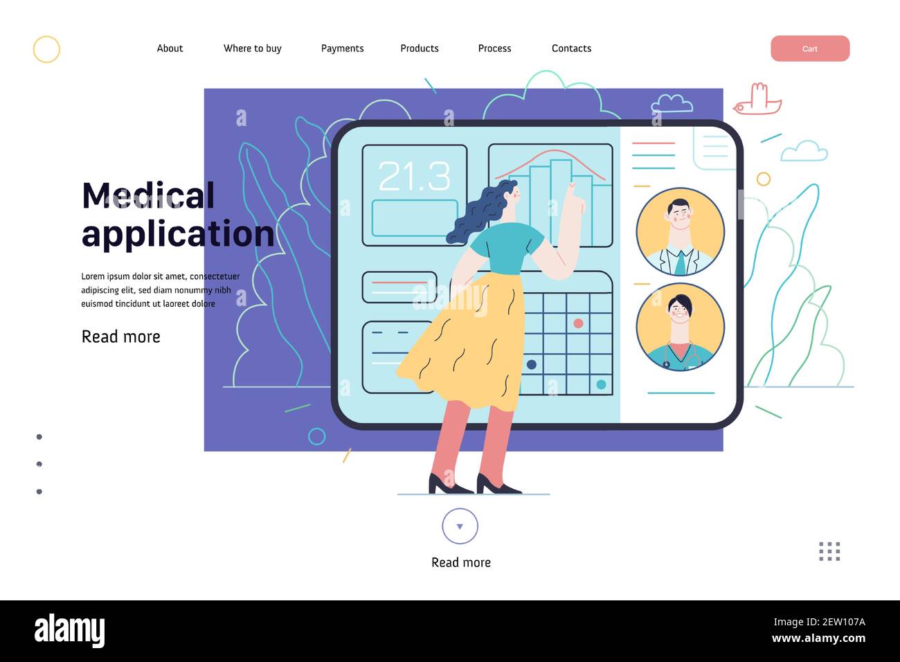 Healthcare manage Stock Vector Images - Alamy