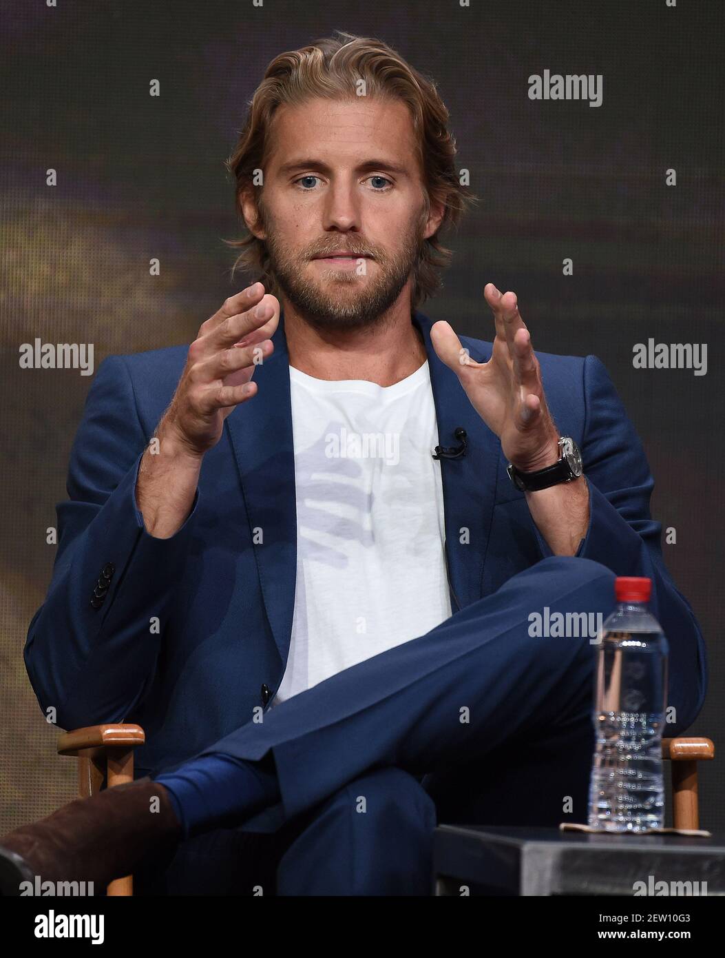BEVERLY HILLS - AUGUST 2: Actor Matt Barr onstage during the panel for ...