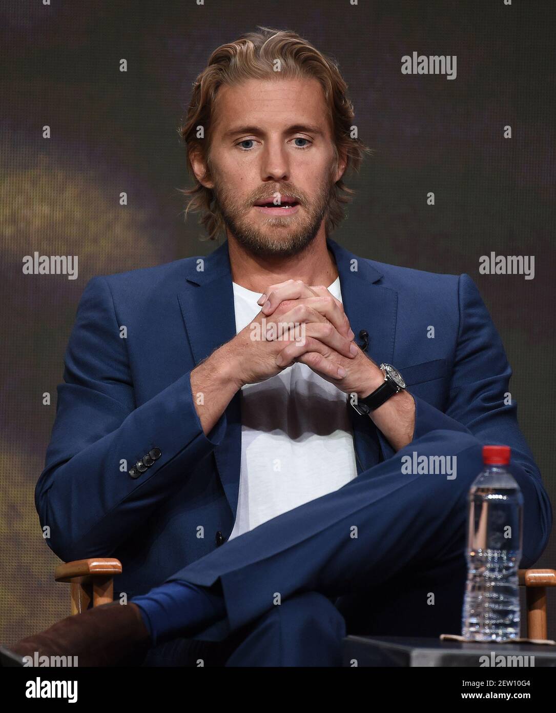 BEVERLY HILLS - AUGUST 2: Actor Matt Barr onstage during the panel for ...