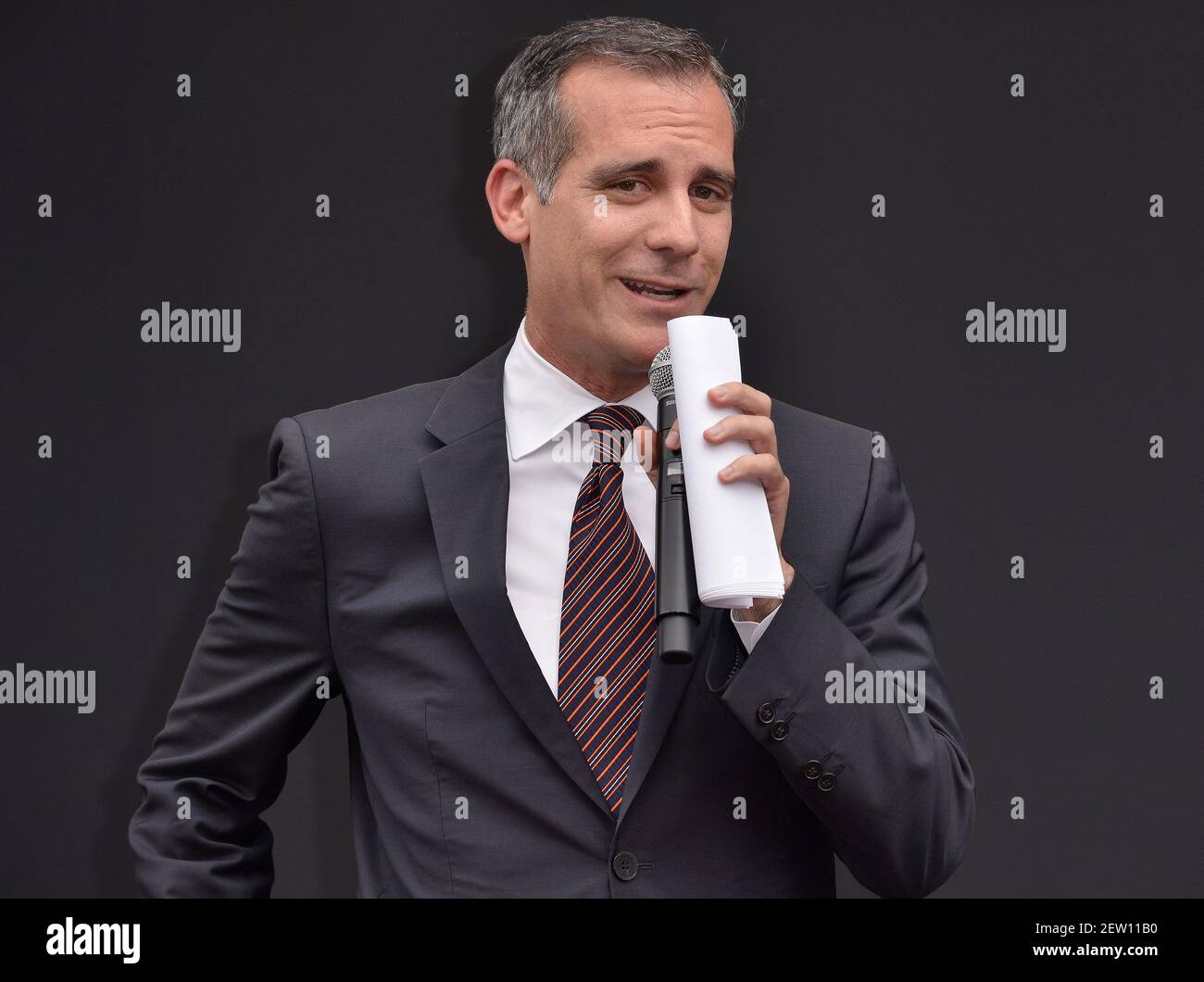 Mayor of Los Angeles, Eric Garcetti at the "Will & Grace" start of ...