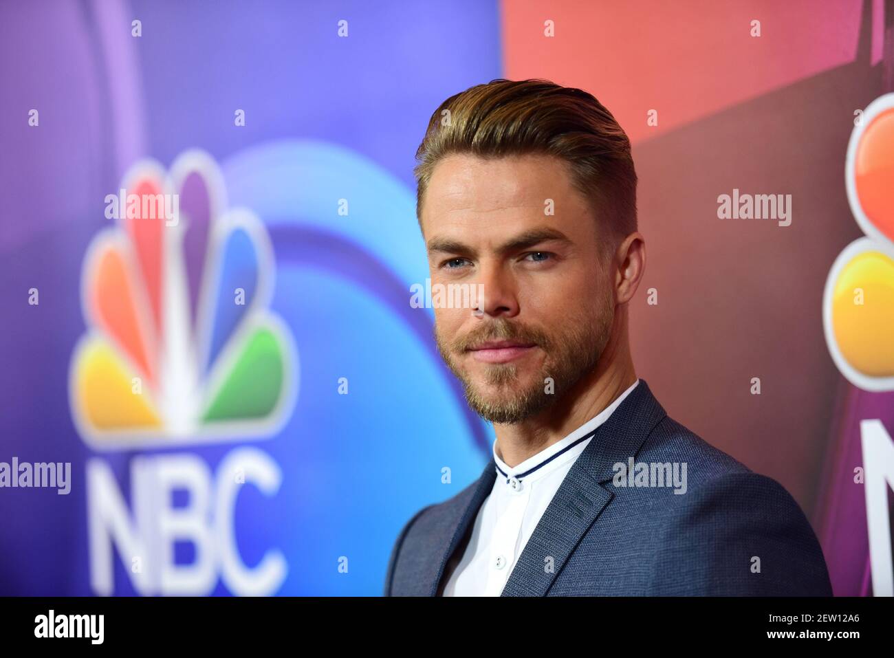 Derek Hough attends the 2017 NBC Summer TCA Press Tour, held at the ...