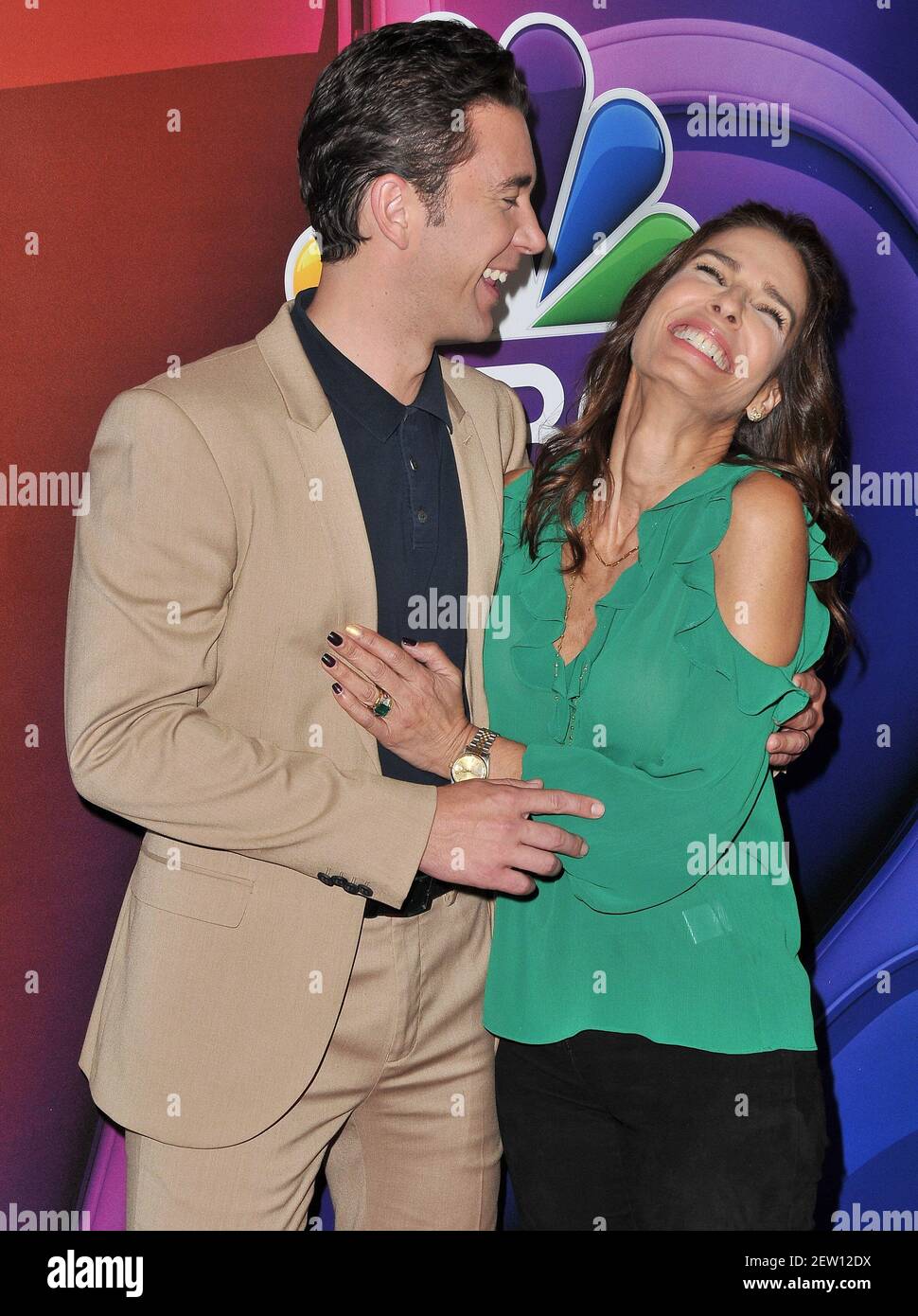 (L-R) Billy Flynn and Kristian Alfonso at the 2017 NBC Summer Press ...