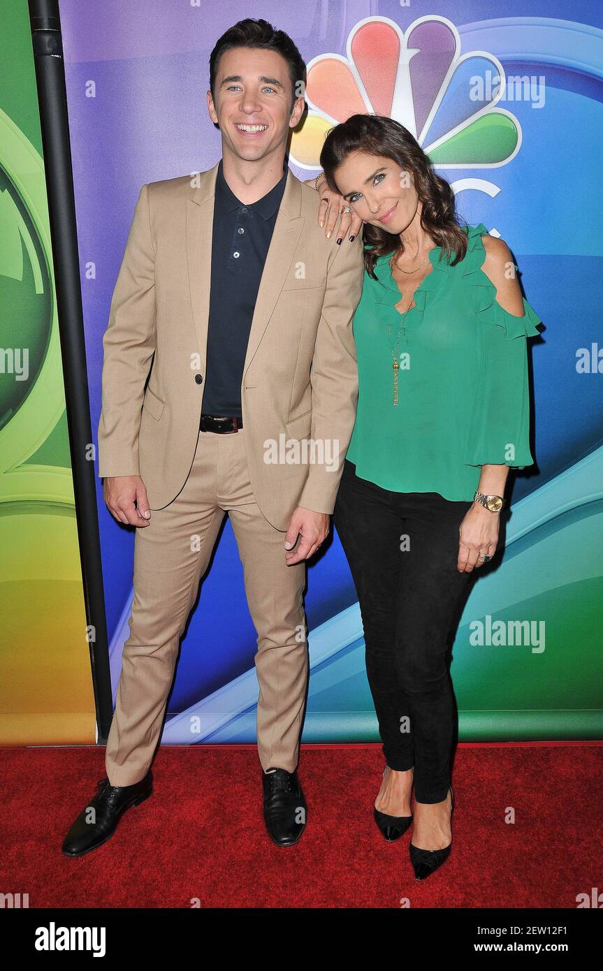 (L-R) Billy Flynn and Kristian Alfonso at the 2017 NBC Summer Press ...