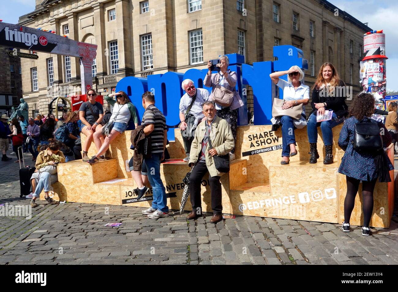 The Fringe, Edinburgh, Scotland Stock Photo - Alamy