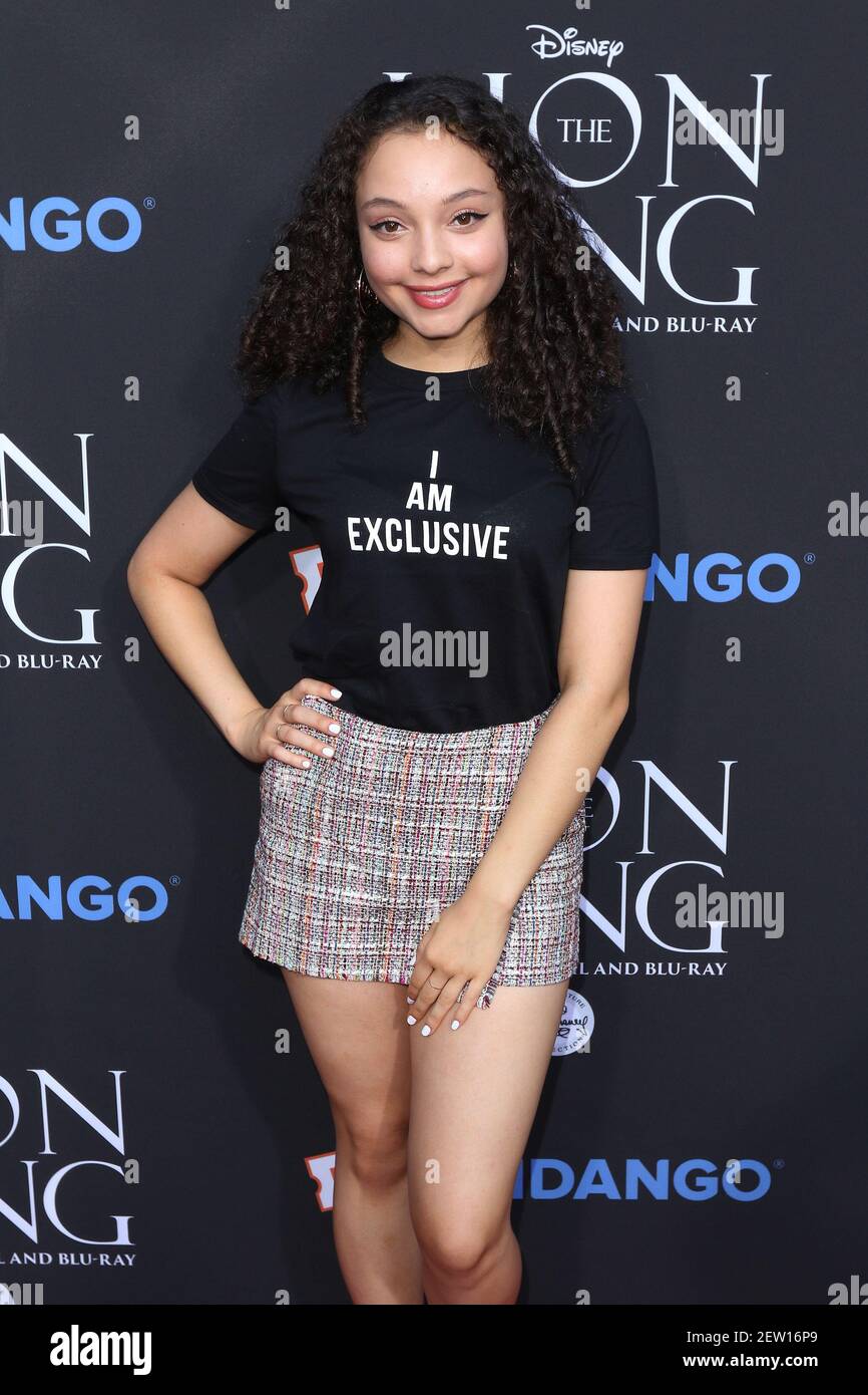 Actress Kayla Maisonet at Disney's The Lion King Sing-Along Screening ...