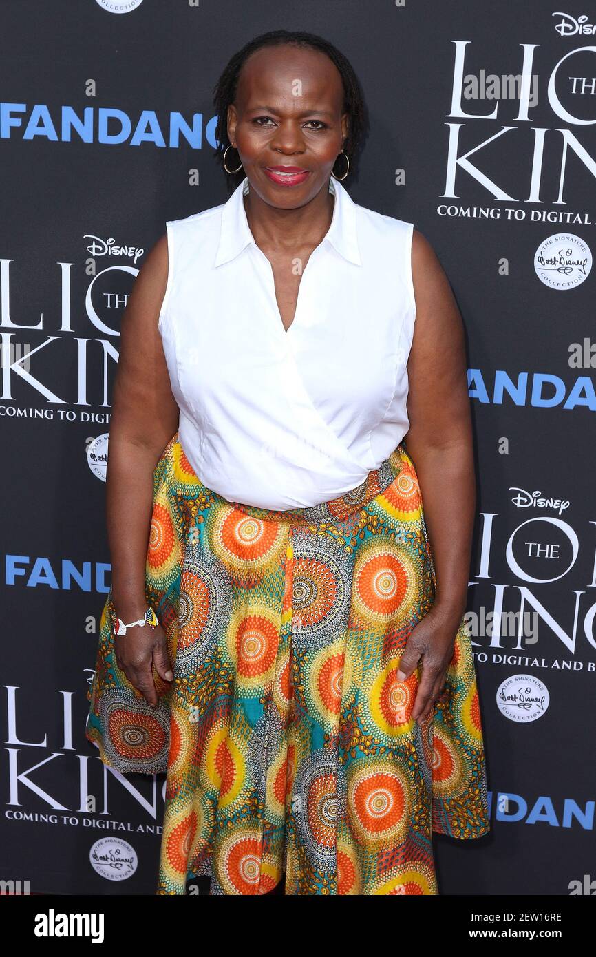 Actress/singer Tshidi Manye at Disney's The Lion King Sing-Along ...