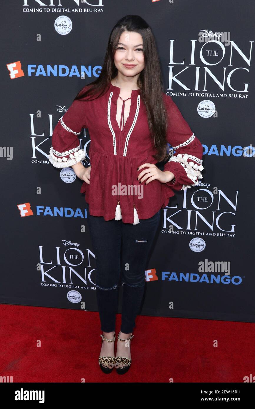 Actress Nikki Hahn at Disney's The Lion King Sing-Along Screening held ...