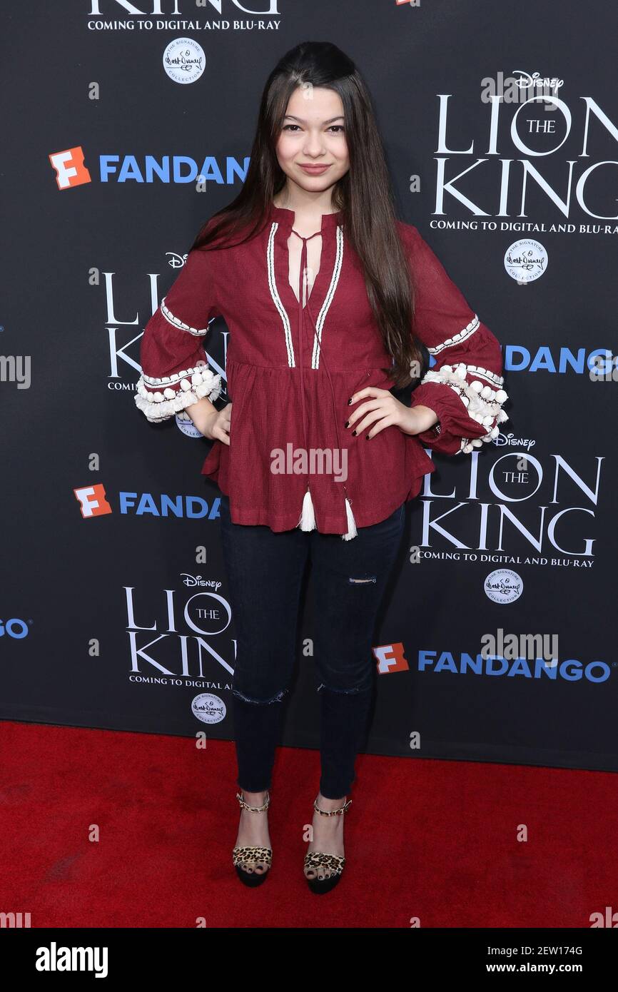 Actress Nikki Hahn at Disney's The Lion King Sing-Along Screening held ...