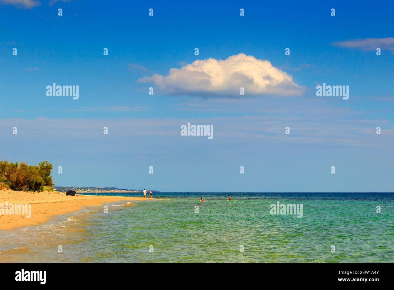 The most beautiful sandy beaches of Apulia: Marina di Salve. From Torre ...