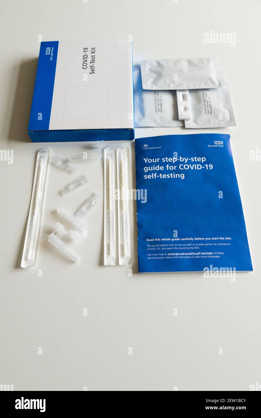 Your step by step guide for covid 19 self testing hi-res stock ...