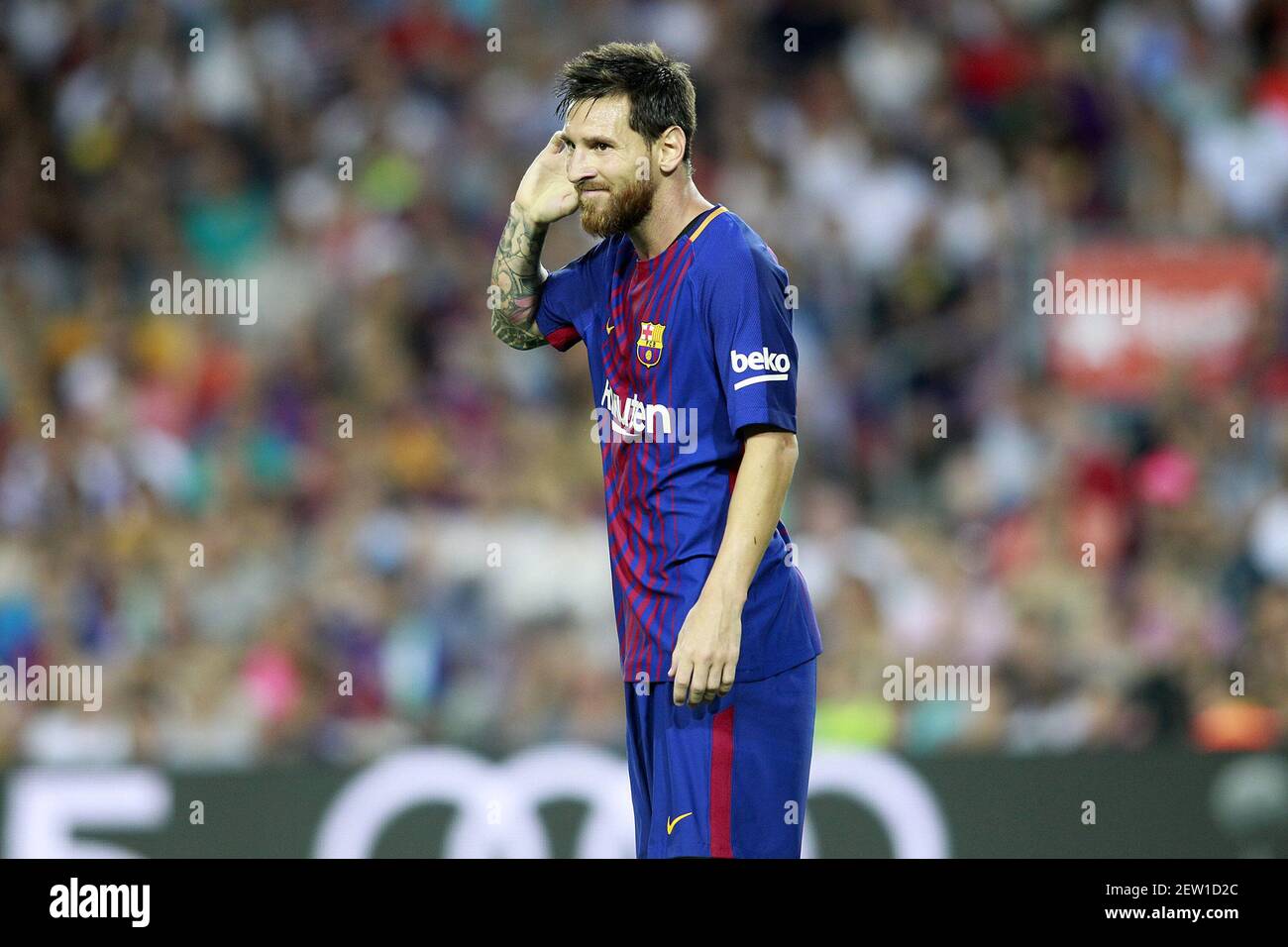 FC Barcelona's Leo Messi during Joan Gamper Trophy match between FC ...