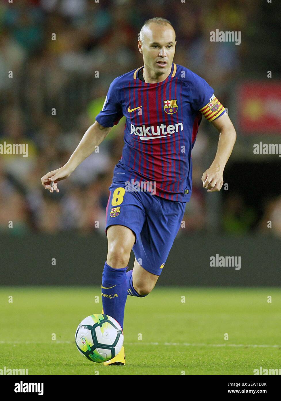 FC Barcelona's Andres Iniesta during Joan Gamper Trophy match between ...