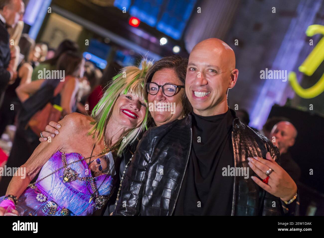 Betsey Johnson, Fern Mallis and Robert Verdi at the Accessories Council ...