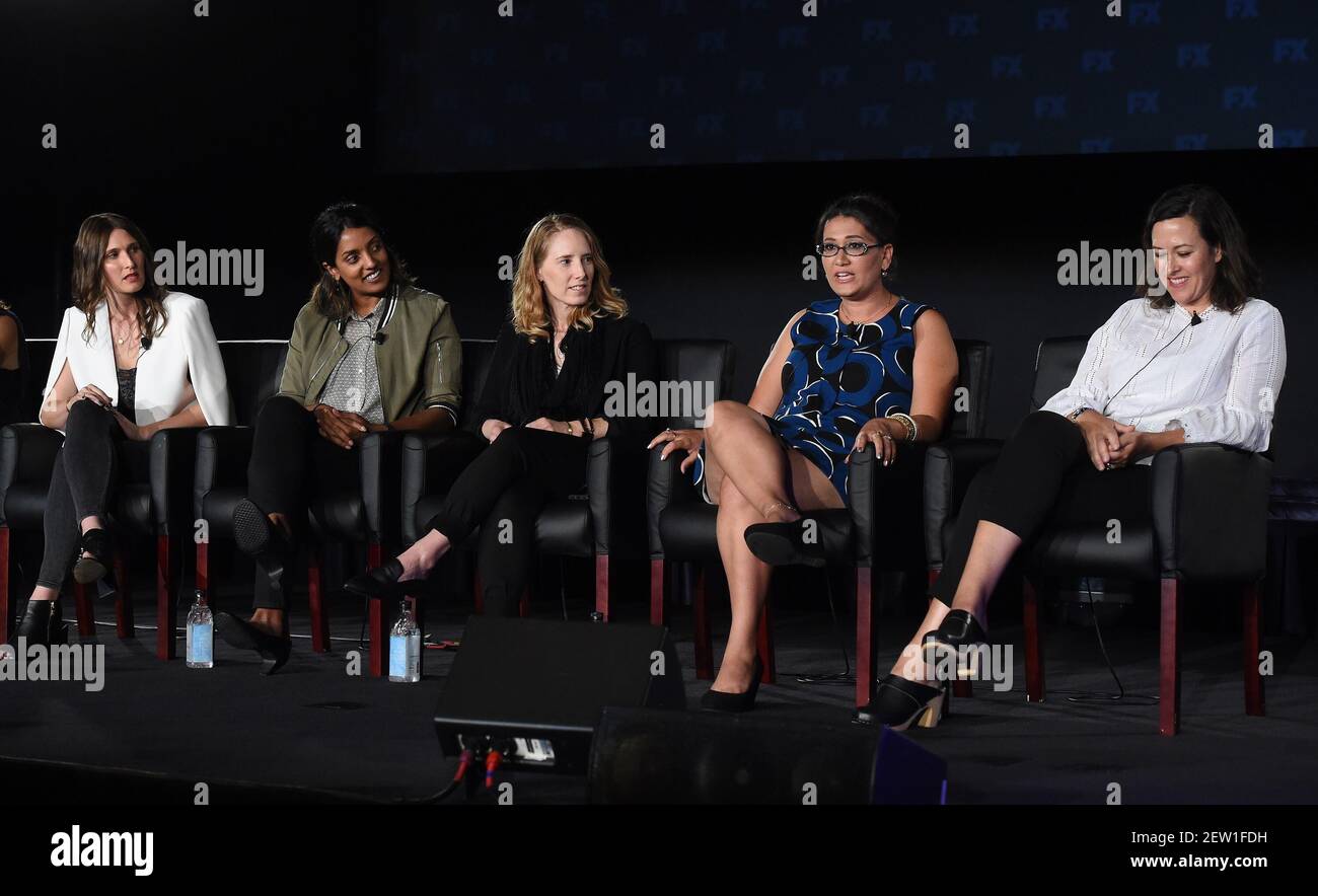 LOS ANGELES - AUGUST 9: (L-R) Meera Menon, Steph Green, Alexis ...