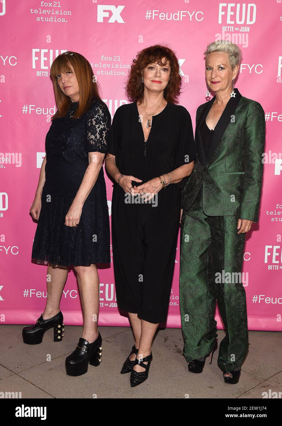 LOS ANGELES - AUGUST 10: (L-R) Production Designer Judy Becker, actor ...
