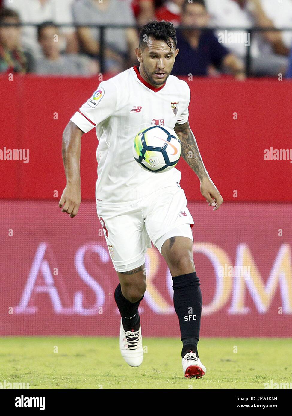 Sevilla FC's Walter Montoya during IX Antonio Puerta Trophy. August 10 ...