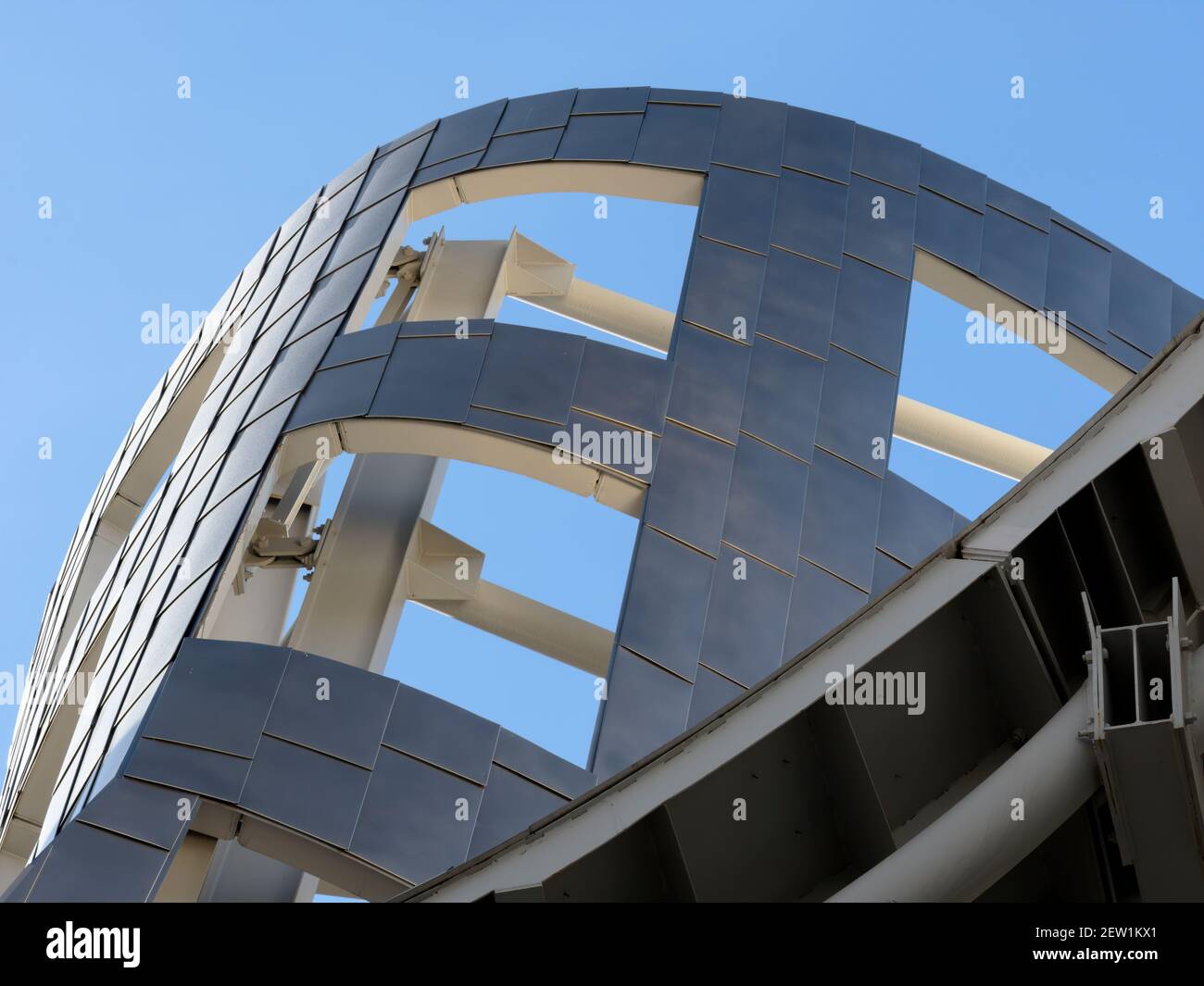 Detail of a section of the Ruvo Brain Health Center in Las Vegas, NV ...