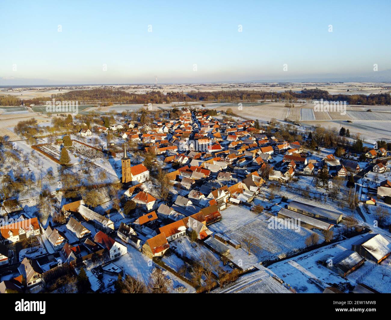 France, Bas Rhin, Hunspach, labelled Les Plus Beaux Villages de France ...