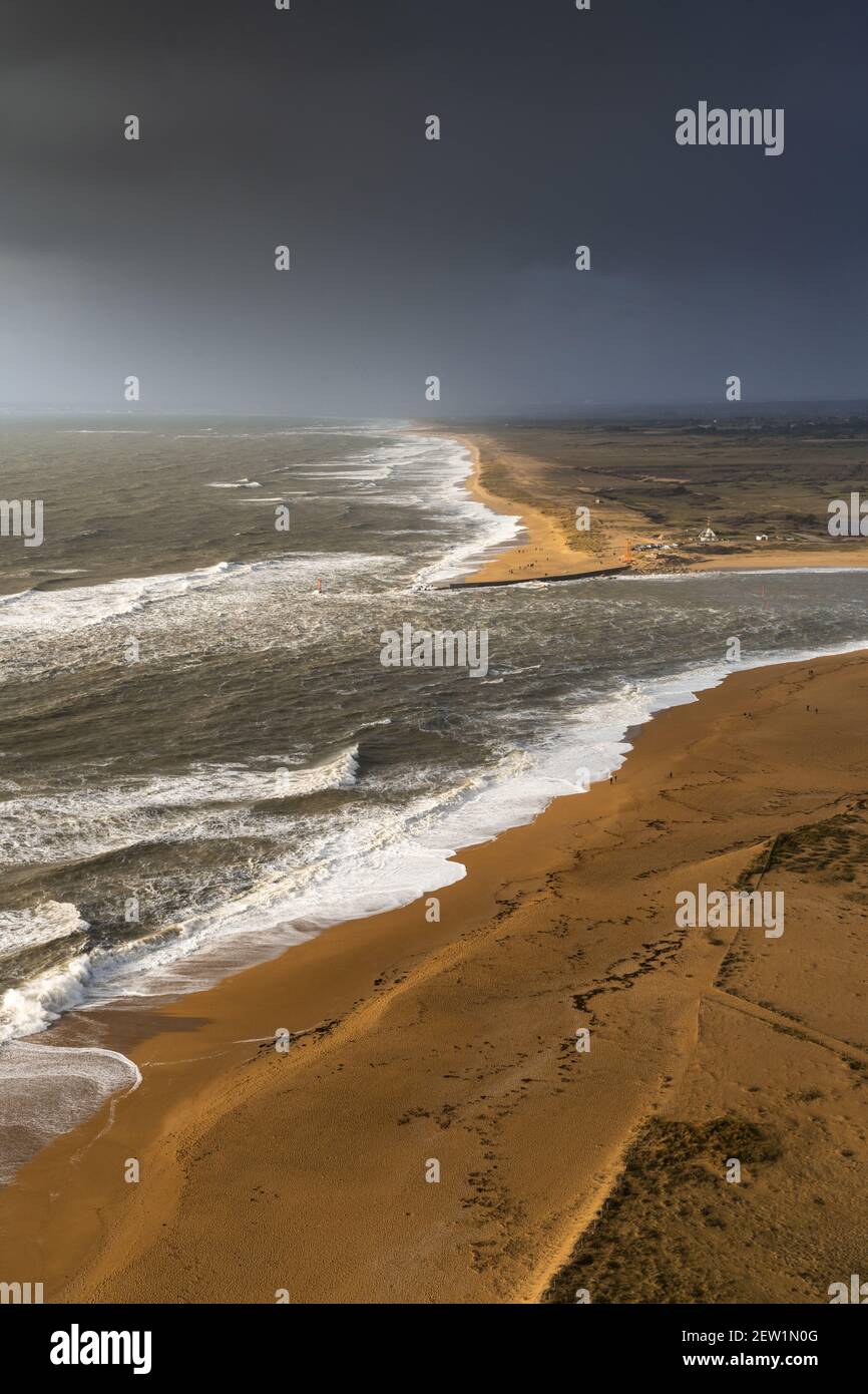 Storm aerial west coast hi-res stock photography and images - Alamy