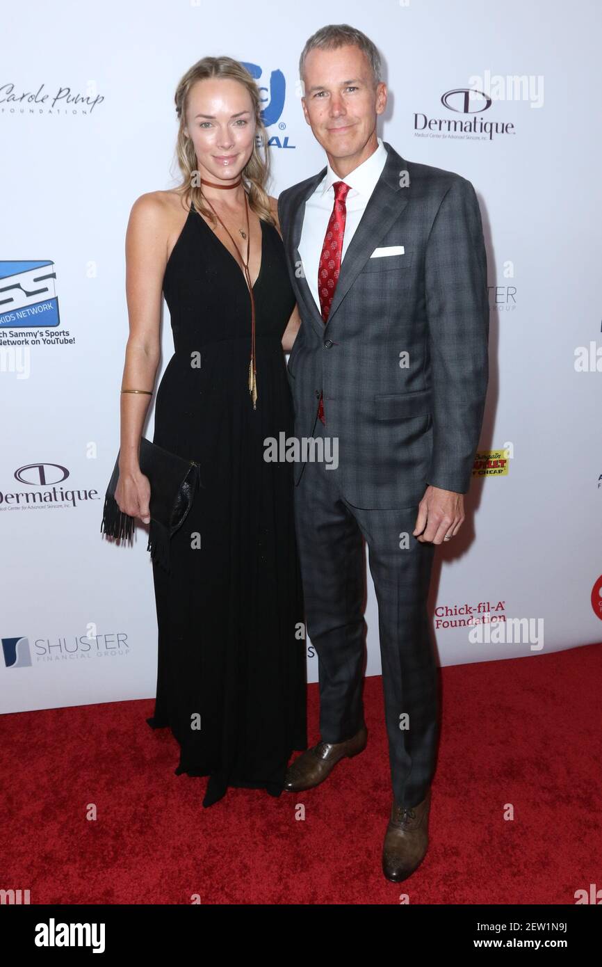 Andy Enfield (R) and wife Amanda Enfield at the 17th Annual Harold and ...