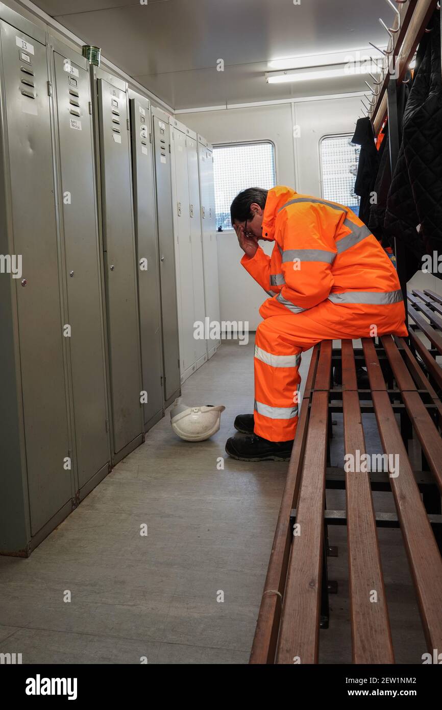 Mental health construction worker hi-res stock photography and images ...