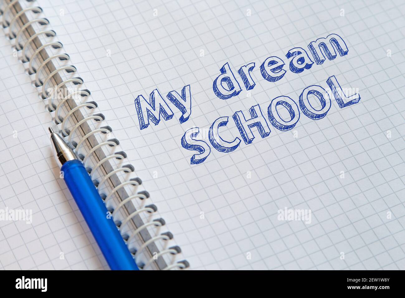 My dream school Stock Photo - Alamy