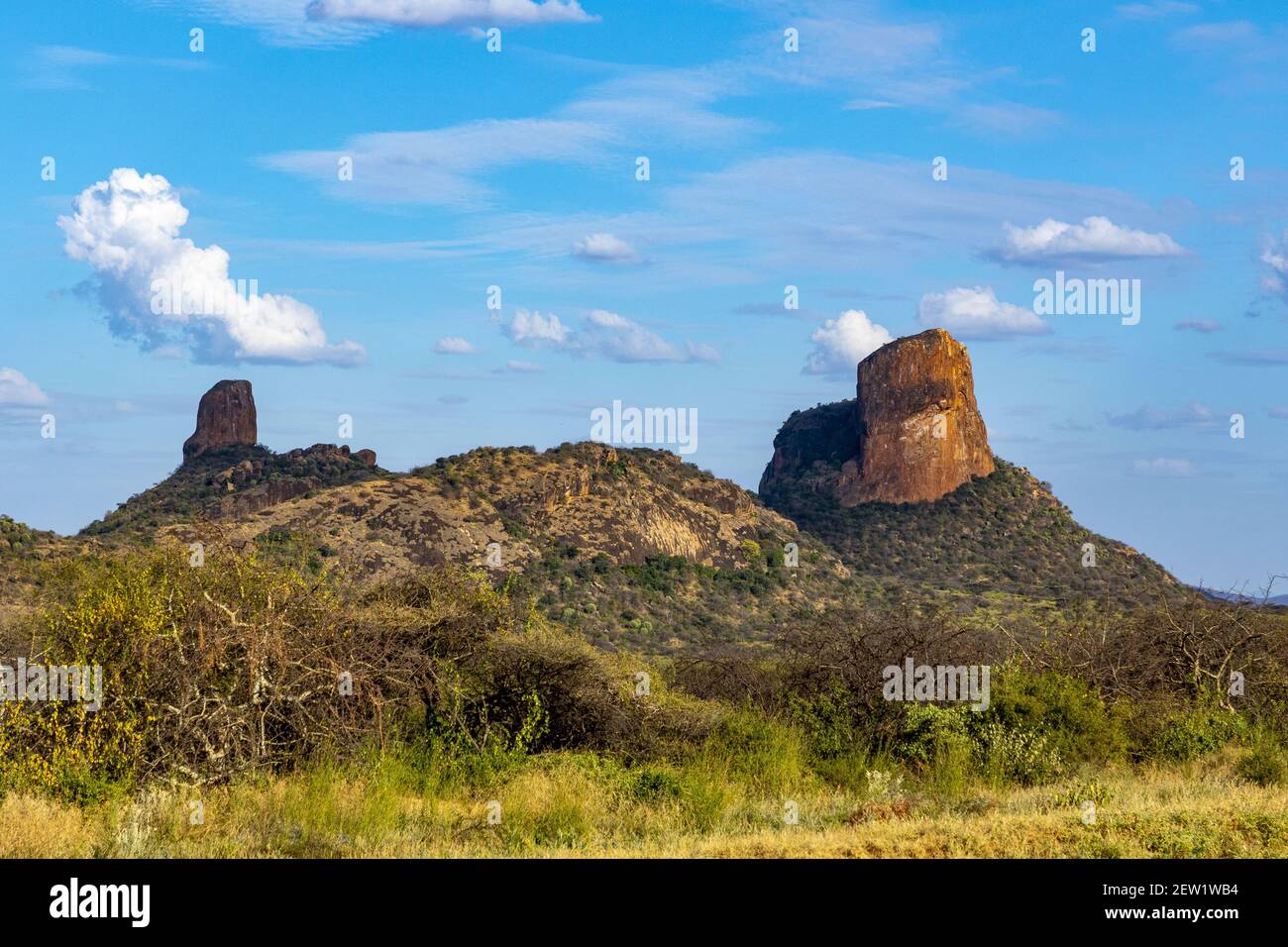 Kenya, Shaba national reserve, kopjes Stock Photo - Alamy