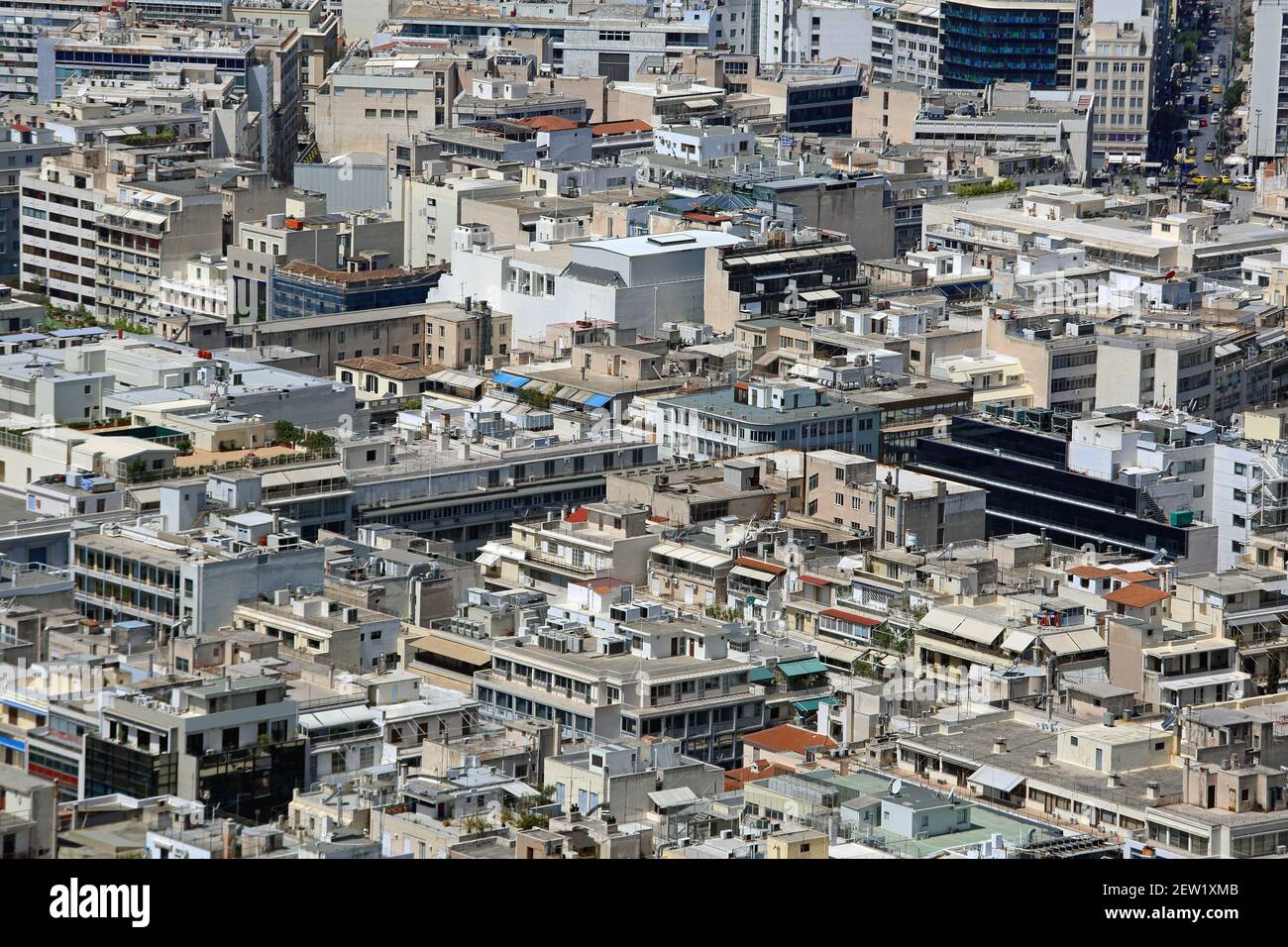 Crowded City Buildings