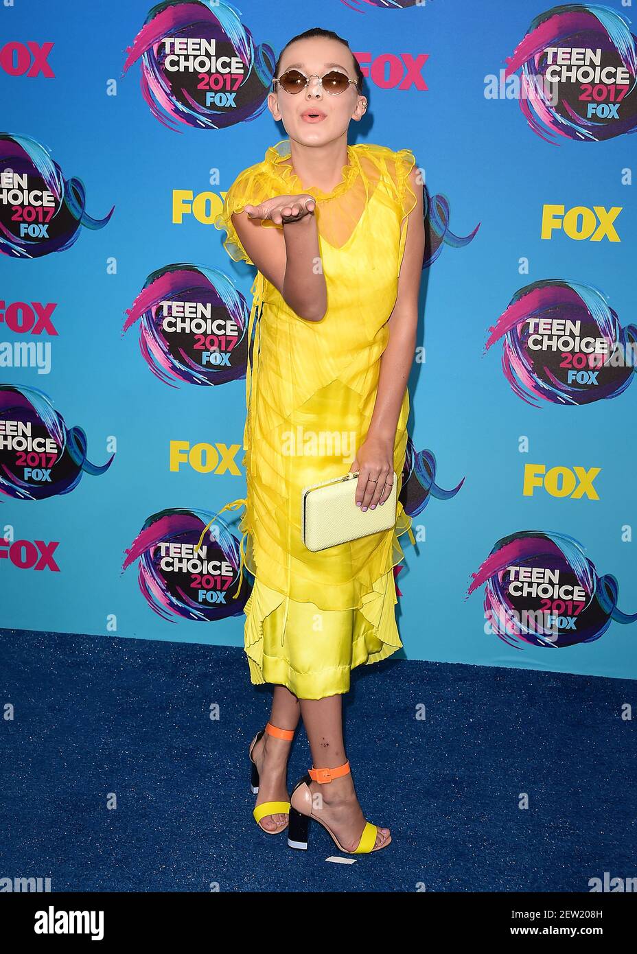 LOS ANGELES - AUGUST 13: Millie Bobby Brown at FOX's Teen Choice 2017 ...