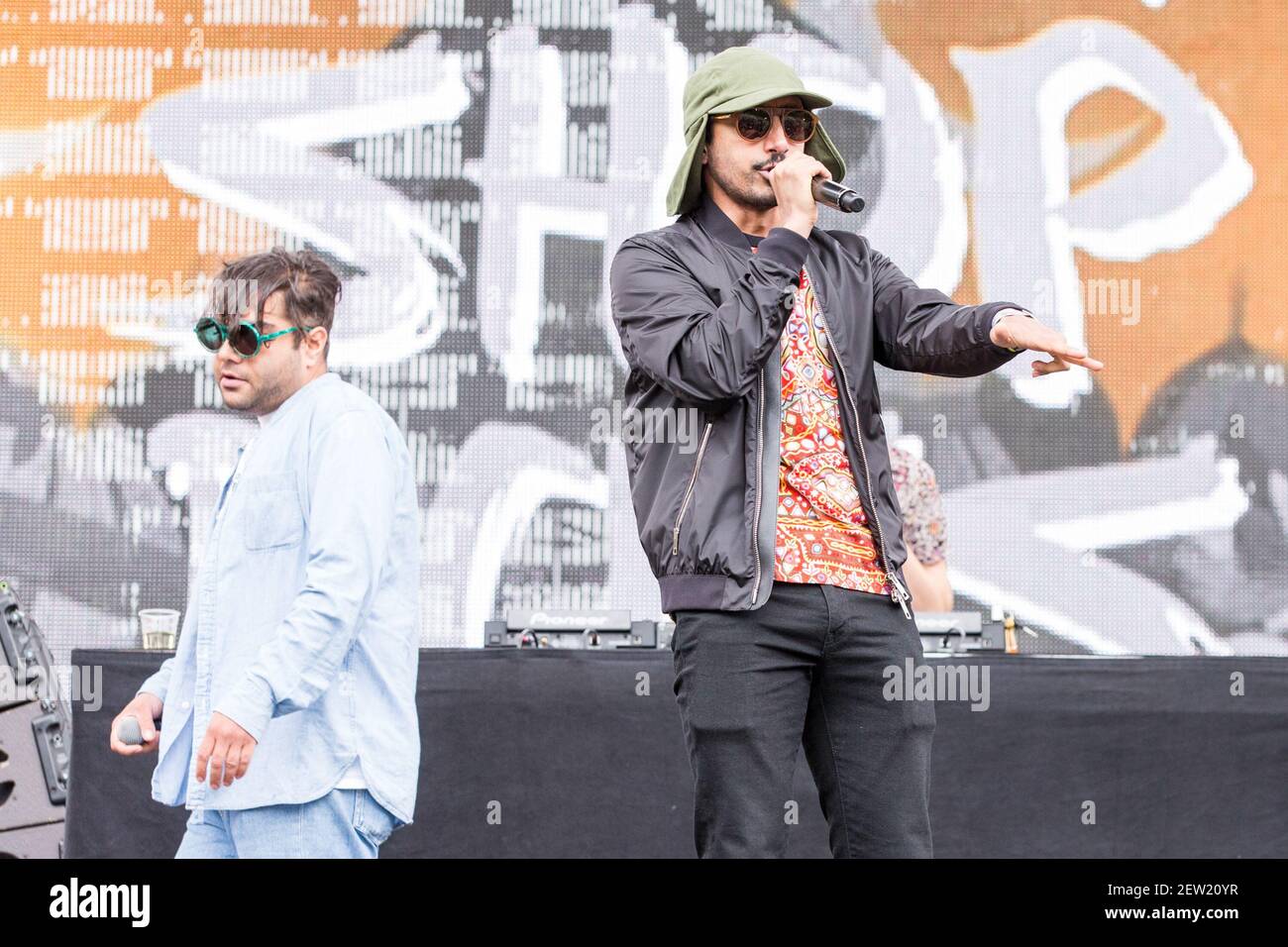 Heems (Himanshu Kumar Suri) and Riz MC (Riz Ahmed) of Swet Shop Boys ...