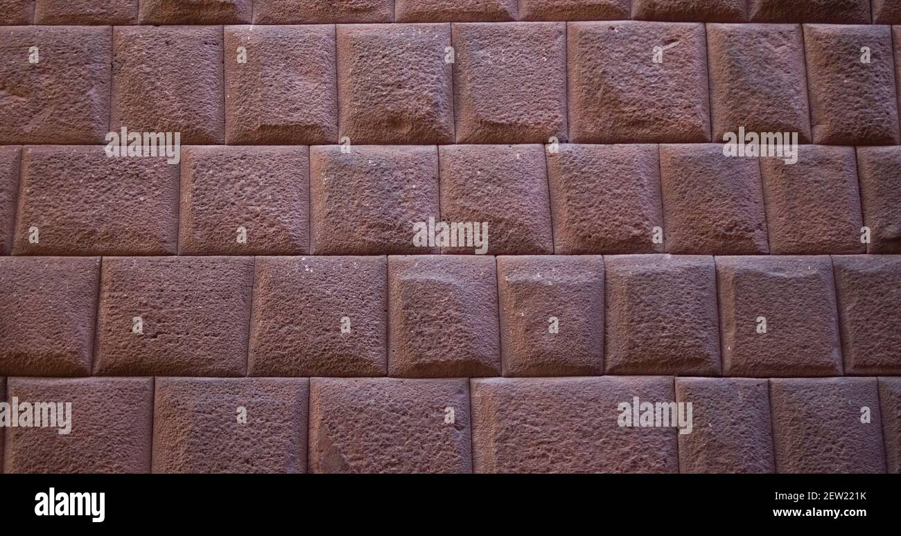 Inca wall for background and textures from Cusco, Peru Stock Photo - Alamy