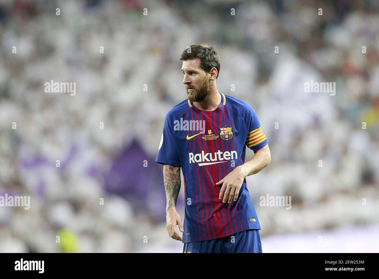 FC Barcelona's Leo Messi during Supercup of Spain 2nd match. August 16 ...