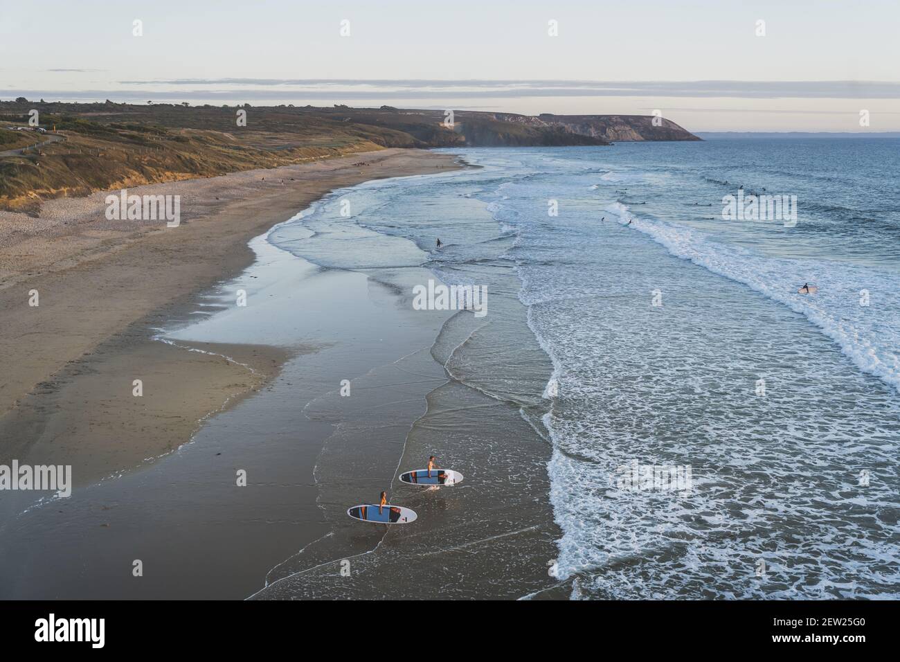 Crozon peninsula brittany aerial hi-res stock photography and images ...