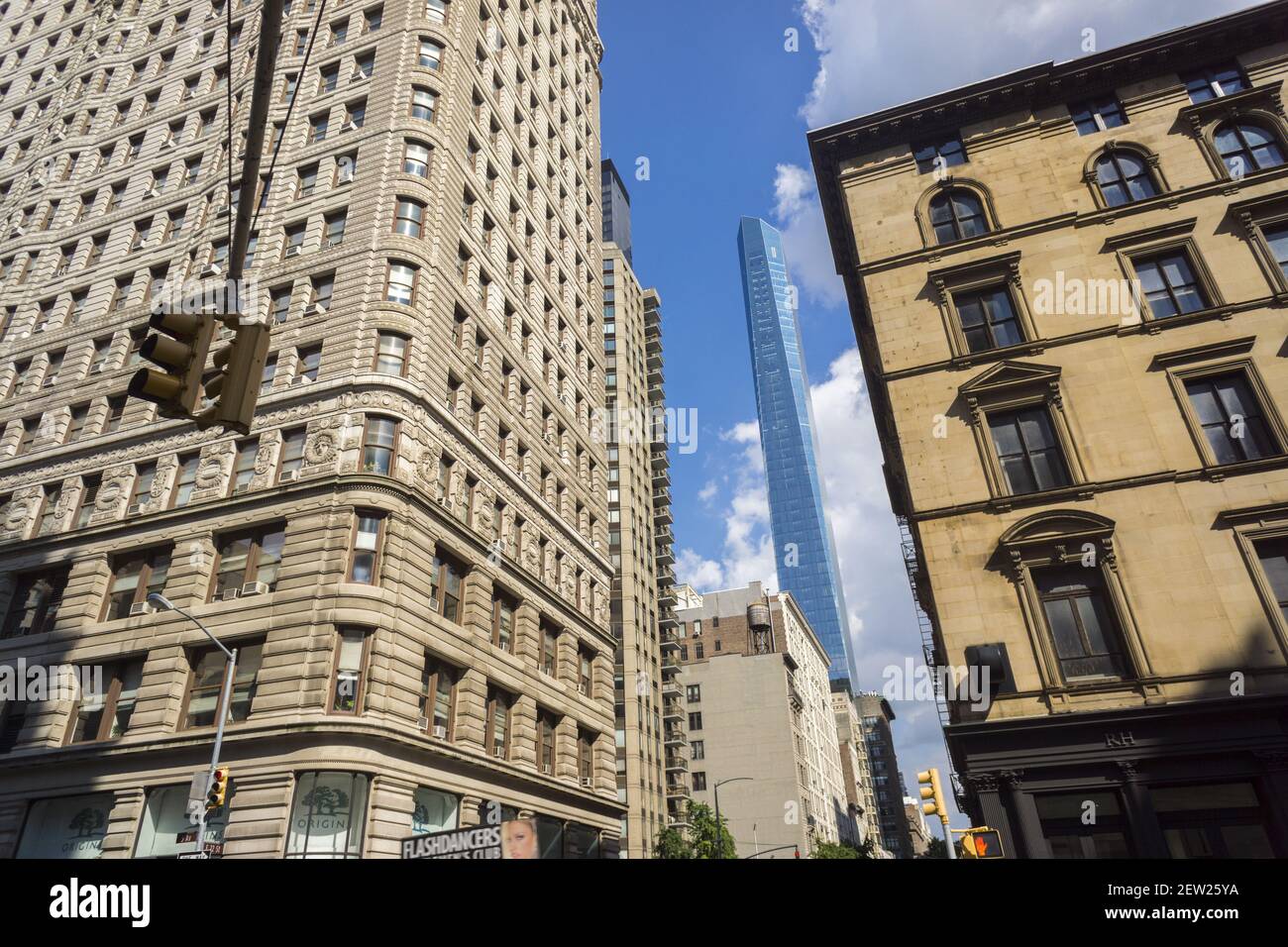 Madison Square Park Tower, center, rises over other buildings in the ...