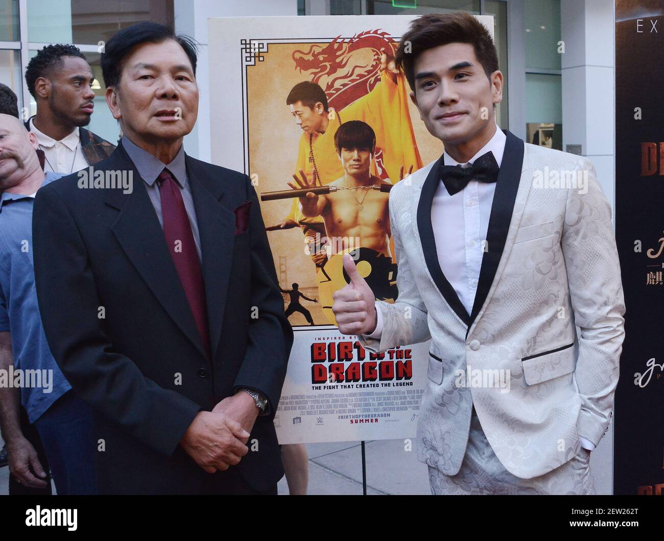 (L-R) Martial Artist Wong Jack Man and Actor Philip Ng together at the ...