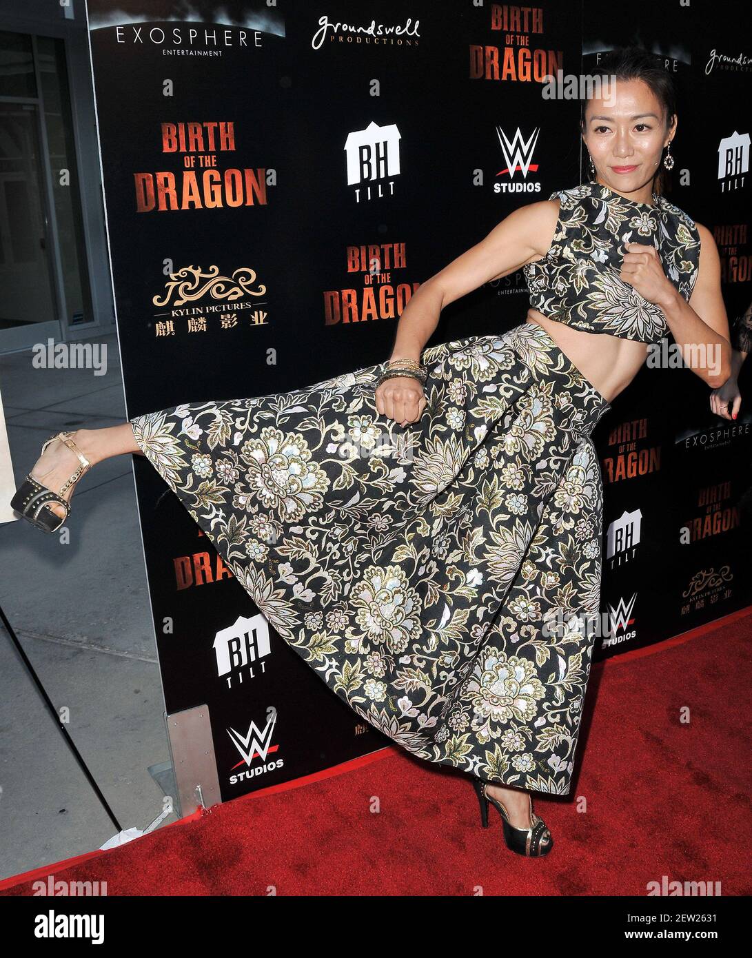 Juju Chan arrives at the "Birth Of The Dragon" Los Angeles Screening ...