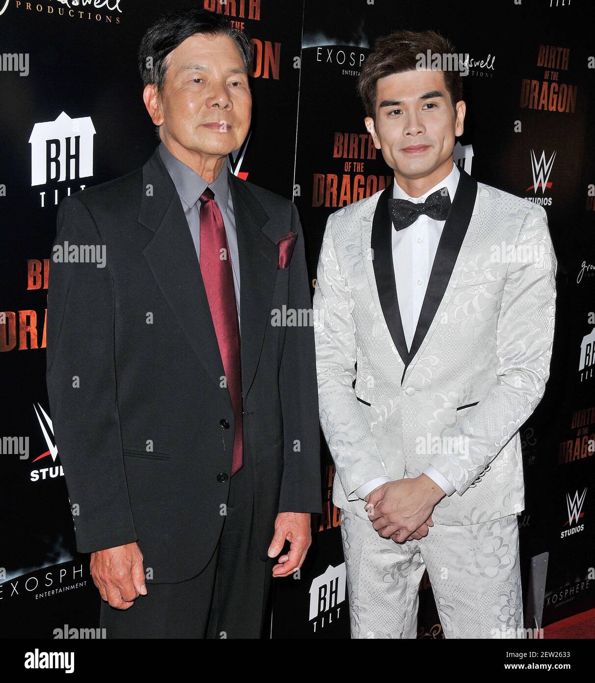 (L-R) Martial Artist Wong Jack Man and Actor Philip Ng together at the ...