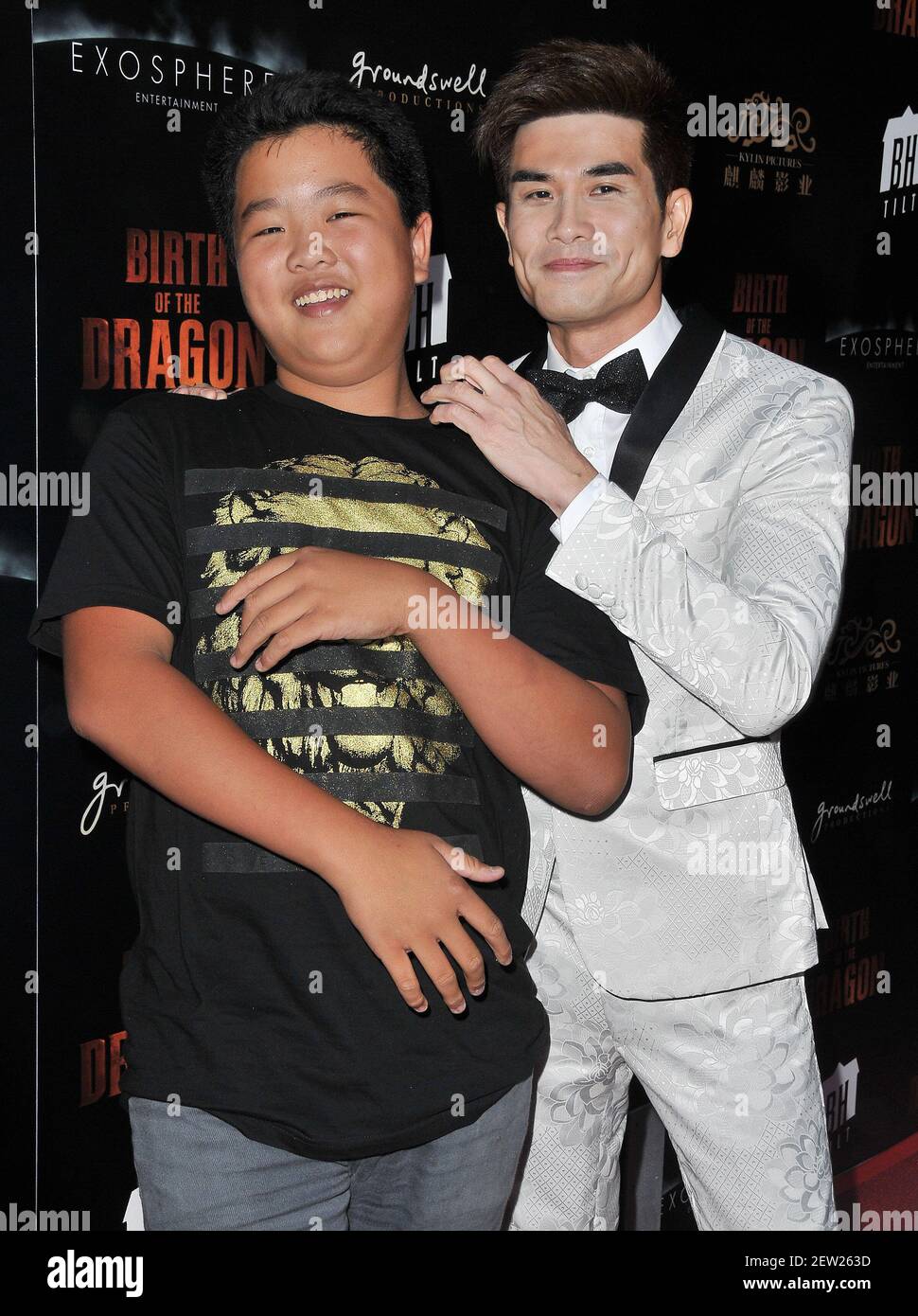 (L-R) Hudson Yang and Philip Ng together at the "Birth Of The Dragon ...